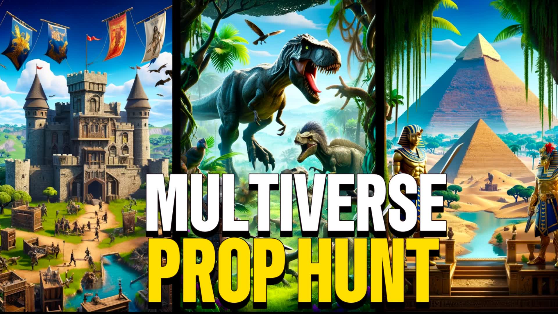 MULTIVERSE PROP HUNT [ soz3 ] – Fortnite Creative Map Code