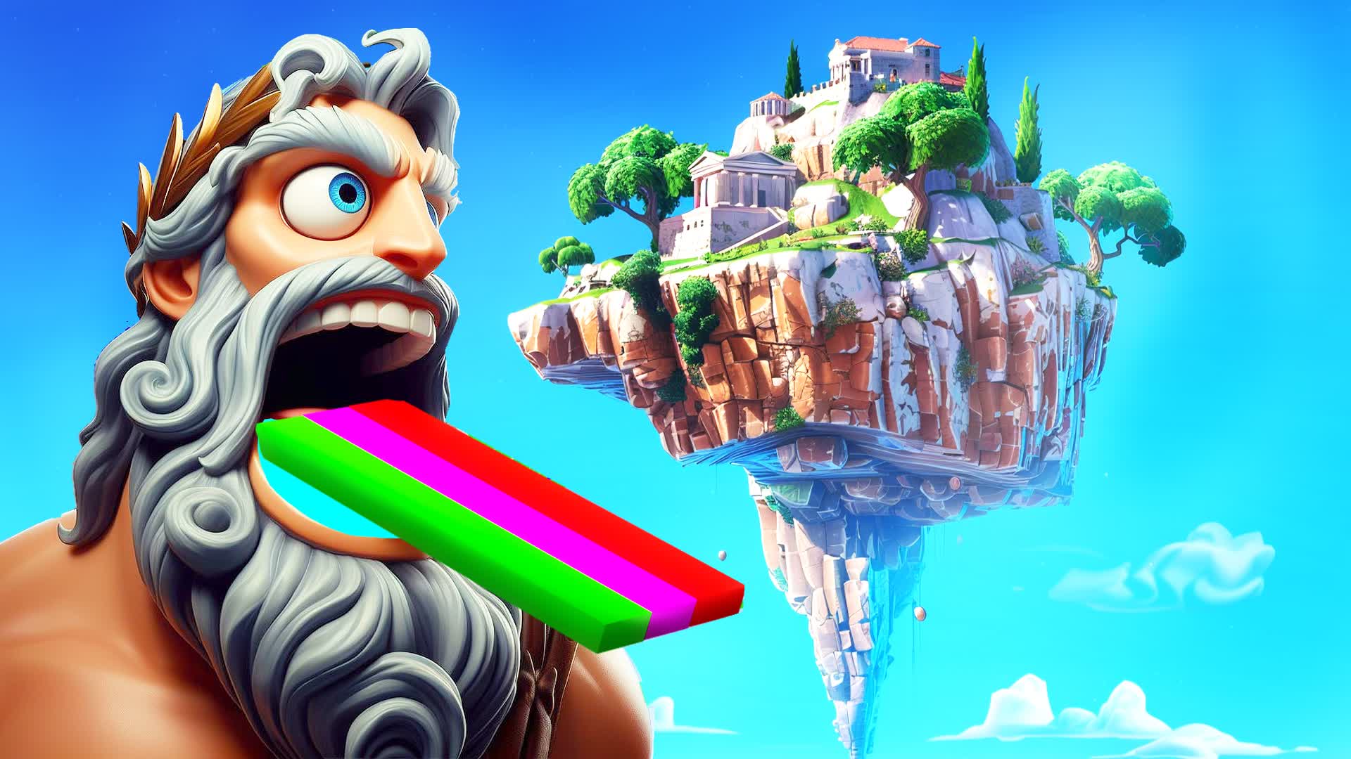 ZEUS VS HADES OBBY PARKOUR [ kddakota ] – Fortnite Creative Map Code