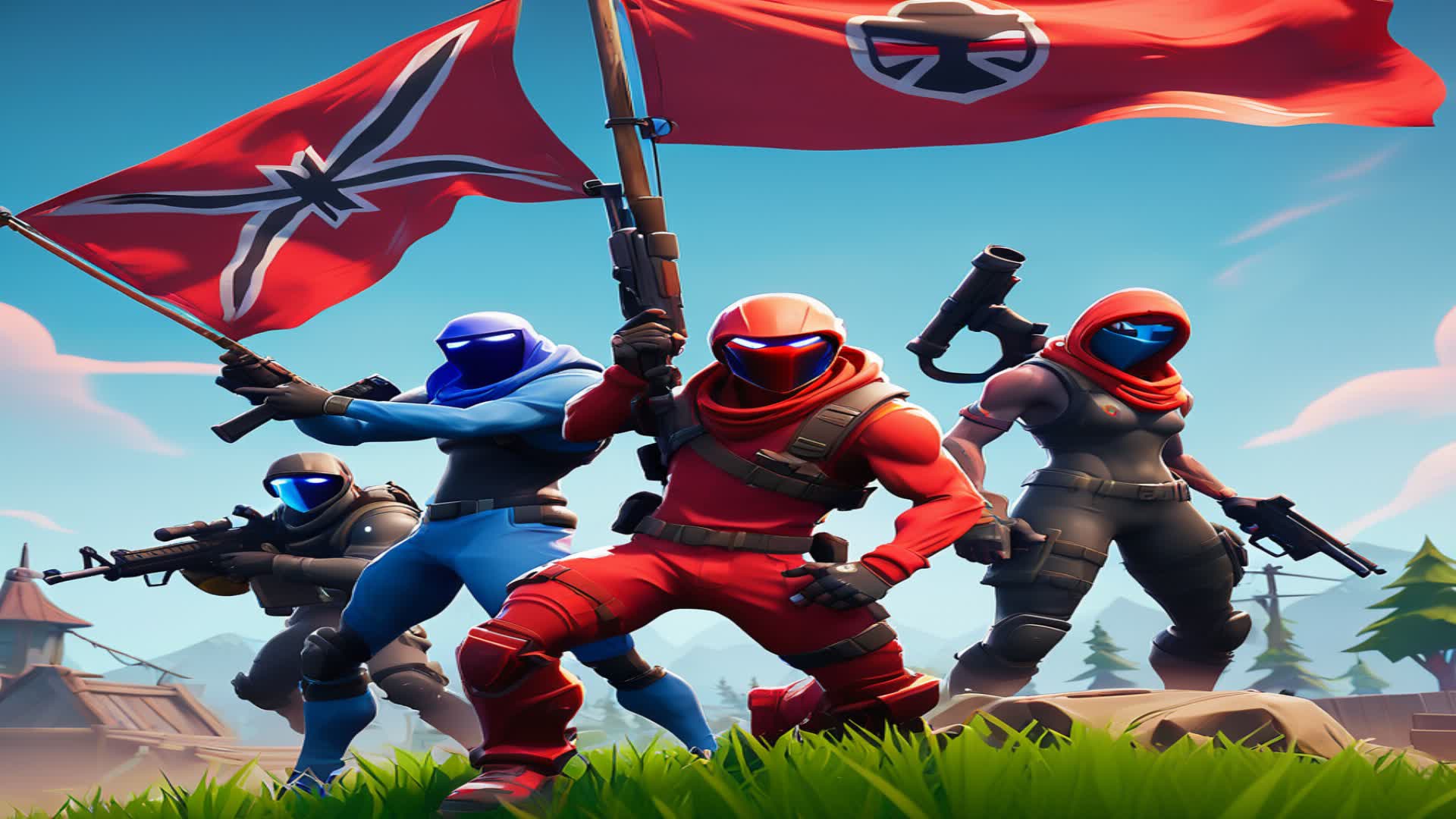 Flag Red vs Blue Map [ sp11 ] – Fortnite Creative Map Code