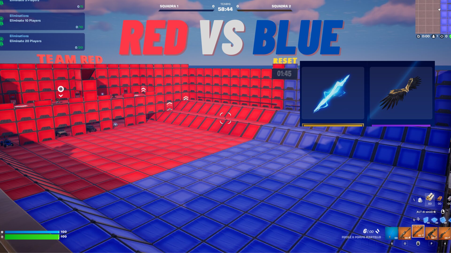 Red vs Blue ( C5S3 ) [ auron-79 ] – Fortnite Creative Map Code