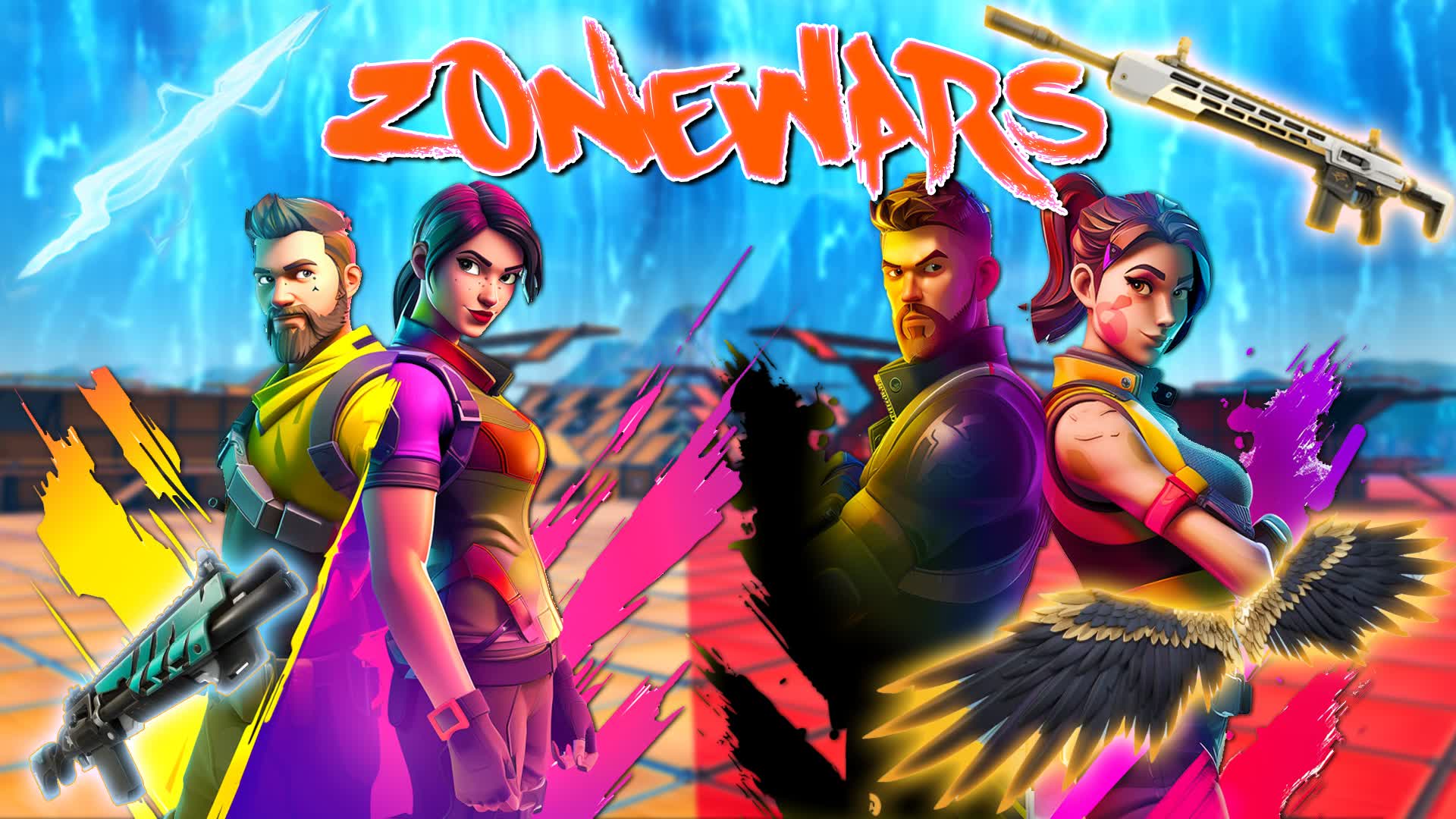 🔥Zonewars Multiverse🔥 [ unrealfitz ] – Fortnite Creative Map Code