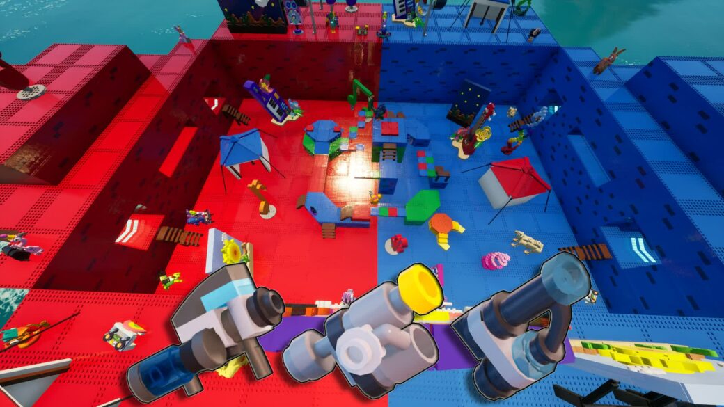 BRICK RED VS BLUE [ pablomegagatoyt ] – Fortnite Creative Map Code