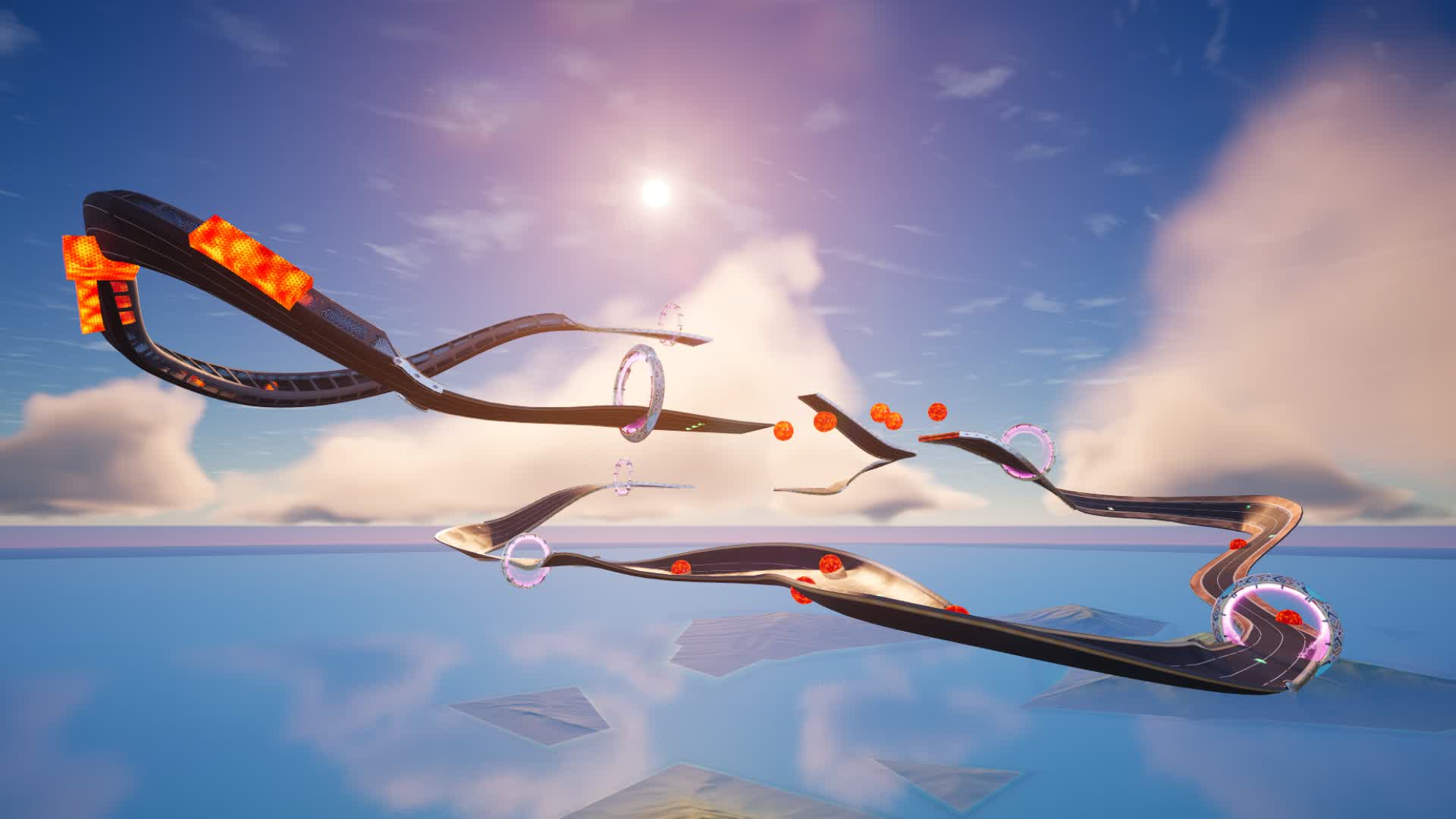 Soaring Sunrise (Rocket Racing Map) [ star-wyse ] – Fortnite Creative ...