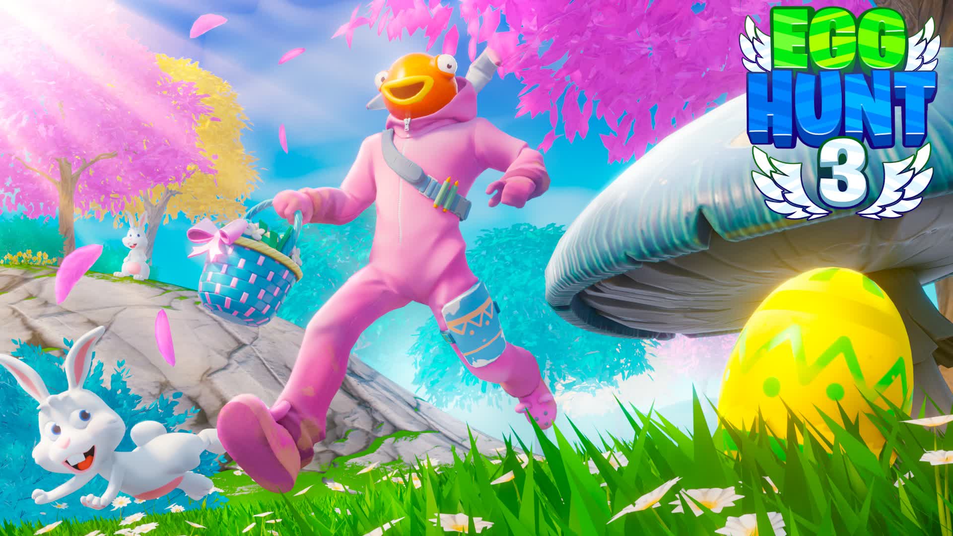 🔍 Egg Hunt 3 🥚 120+ Eggs! 🐰 [ kebrem_yt ] – Fortnite Creative Map Code
