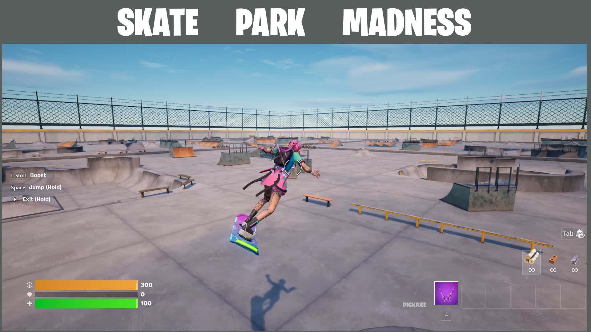 Skate Park Madness [ radiantlamb ] – Fortnite Creative Map Code