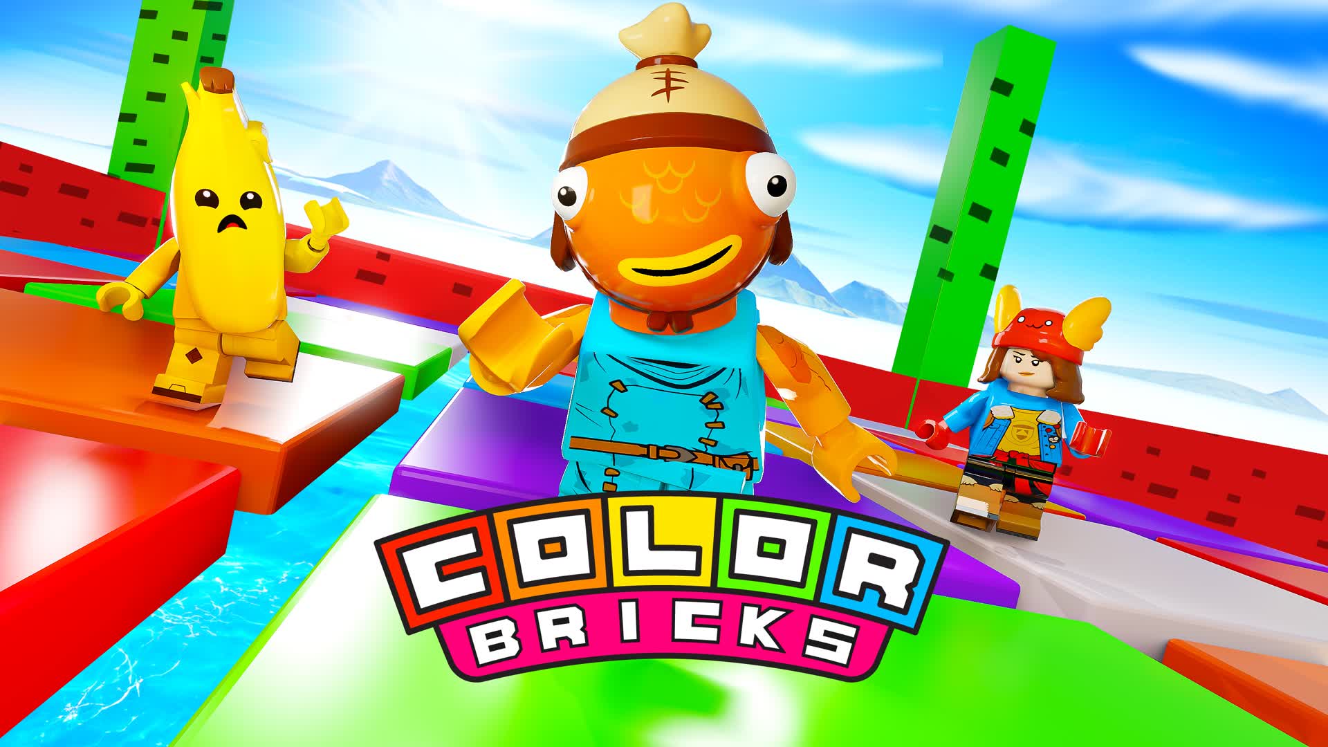 🌈Color Bricks🌈 [ boardgames ] – Fortnite Creative Map Code