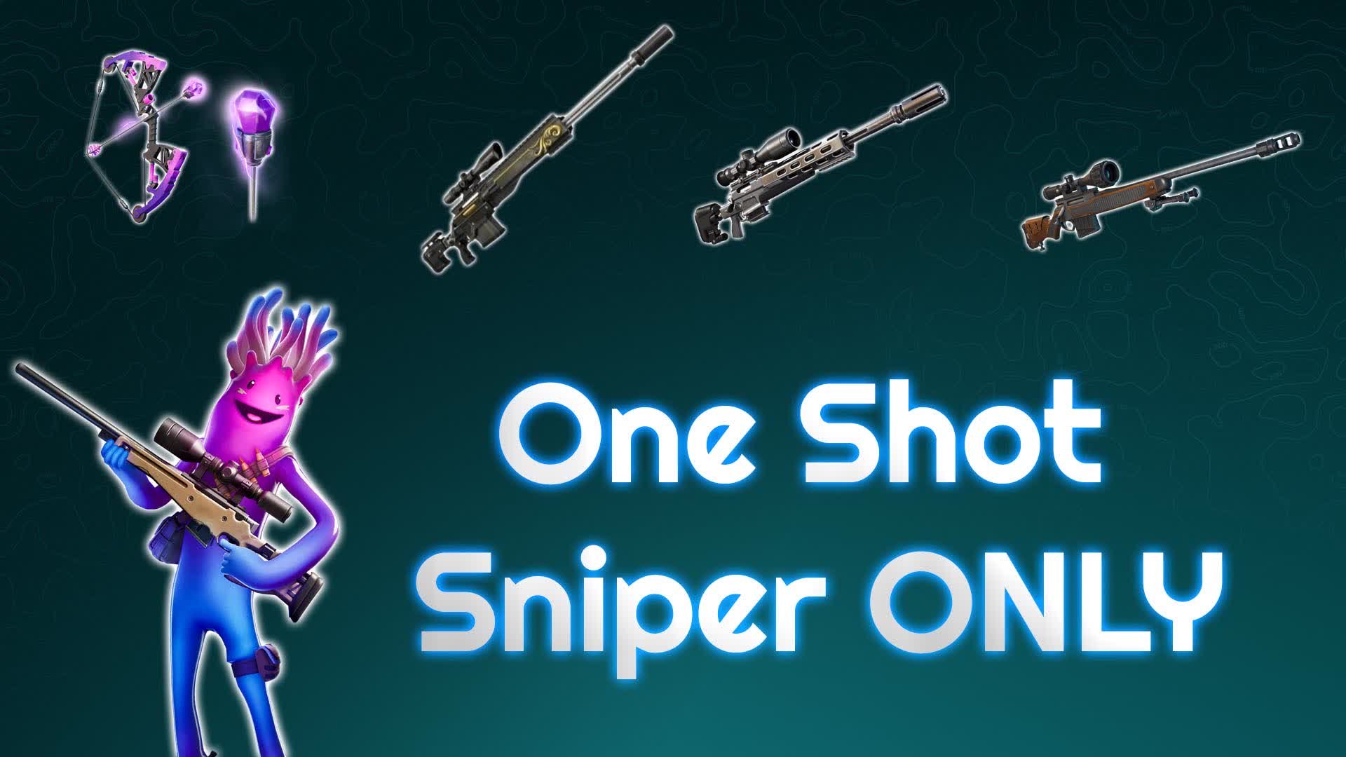 One Shot Sniper ONLY🎯 [ Smurff ] – Fortnite Creative Map Code