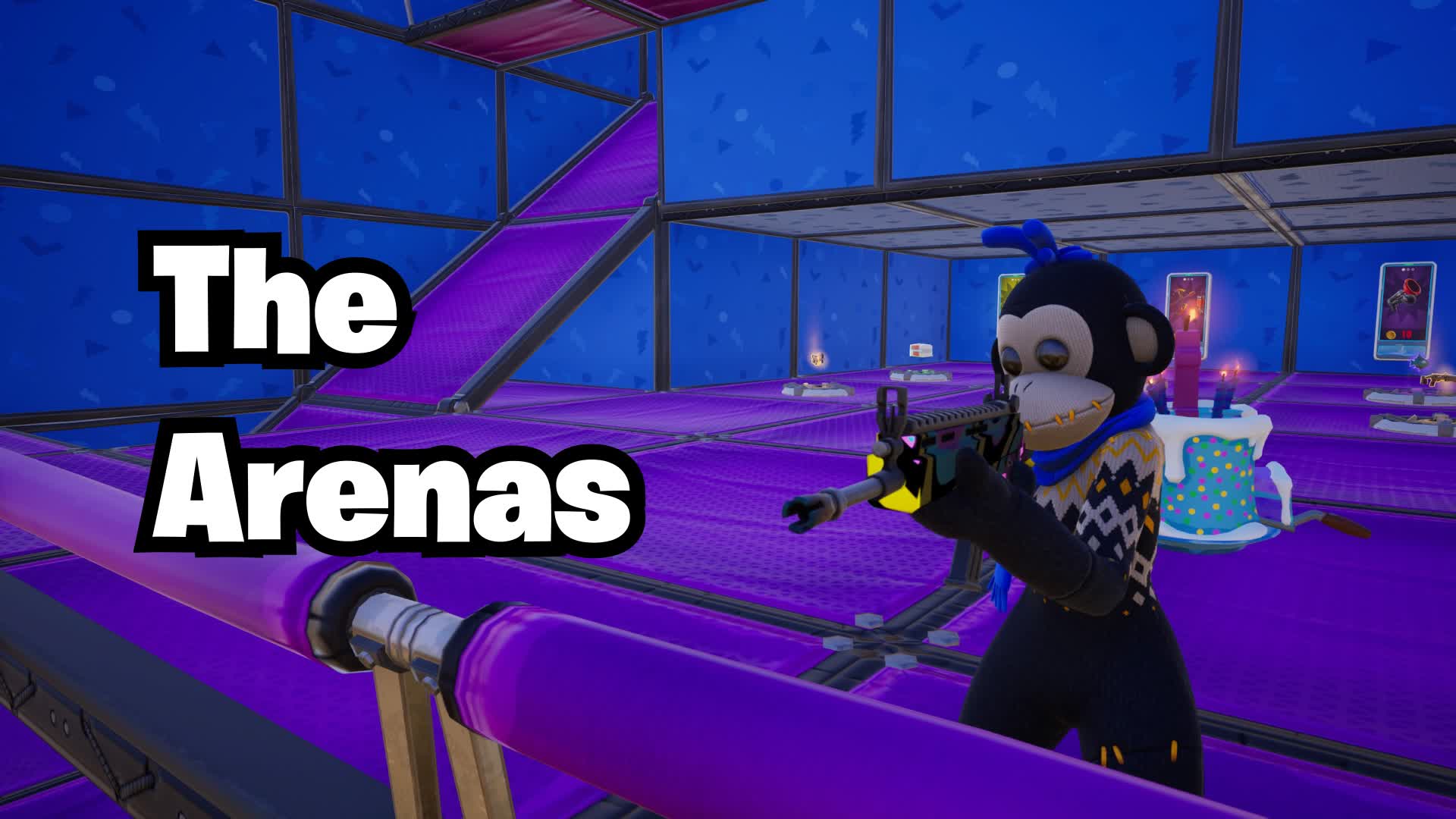 THE ARENAS 🟣🟢🟠🟡 [ spenzy3 ] – Fortnite Creative Map Code