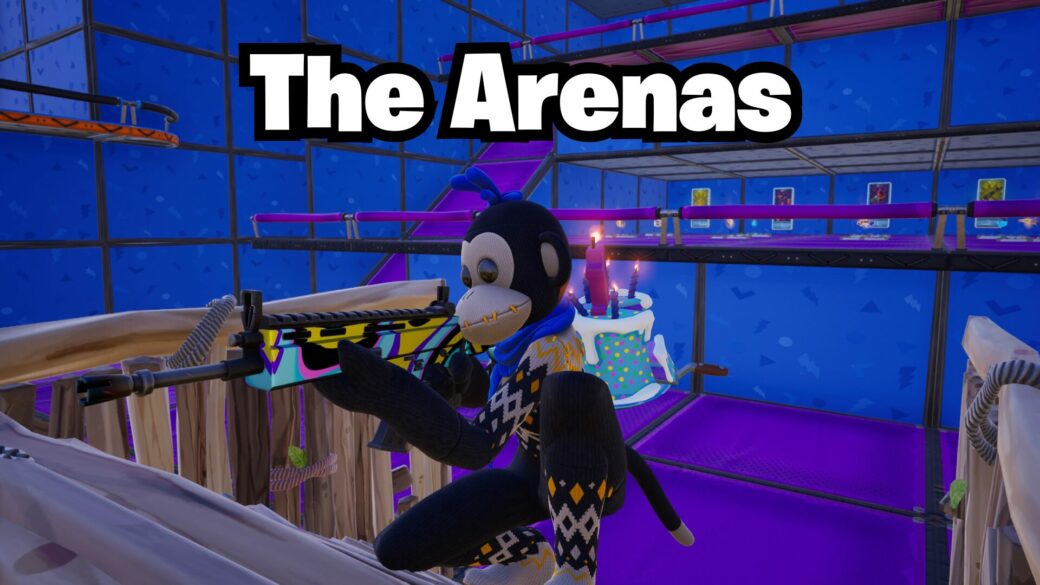 THE ARENAS 🟣🟢🟠🟡 [ spenzy3 ] – Fortnite Creative Map Code