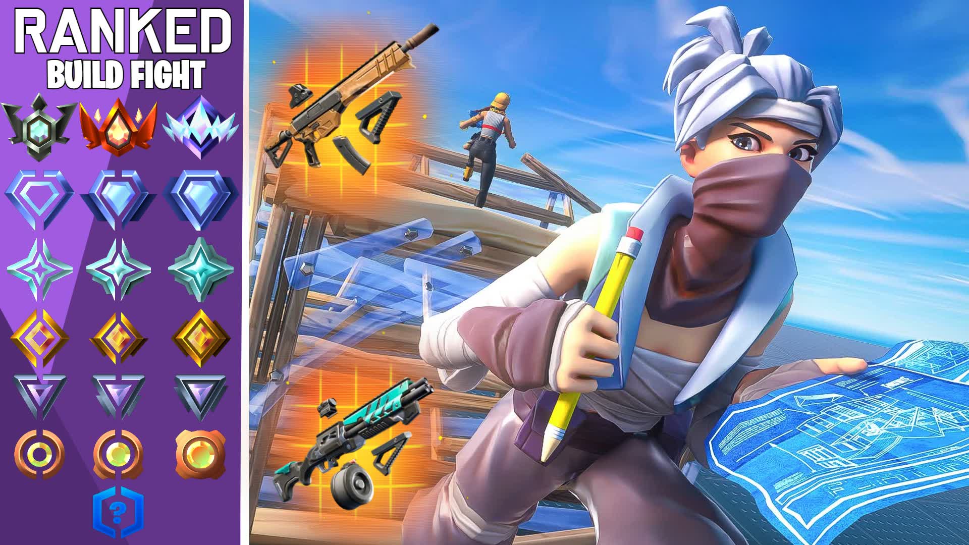 💥ranked 1v1 Build Fight ⭐ [ Rbm ] Fortnite Creative Map Code