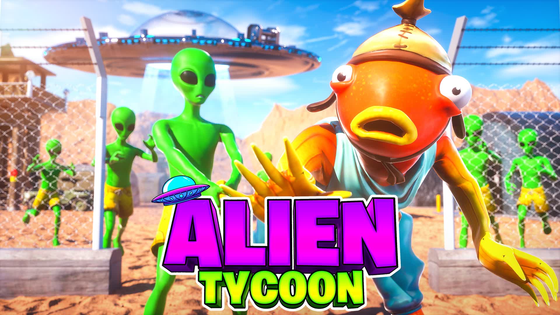 👽 ALIEN TYCOON [ knzocreates ] – Fortnite Creative Map Code