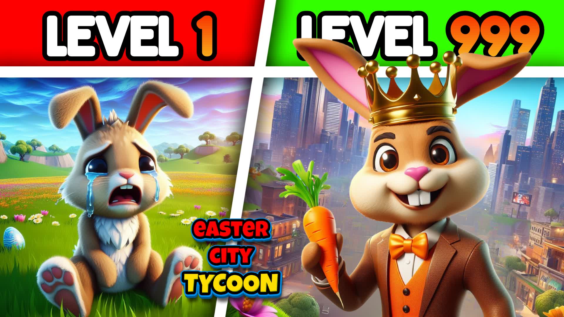 🐰EASTER CITY TYCOON [ epic.maps ] – Fortnite Creative Map Code