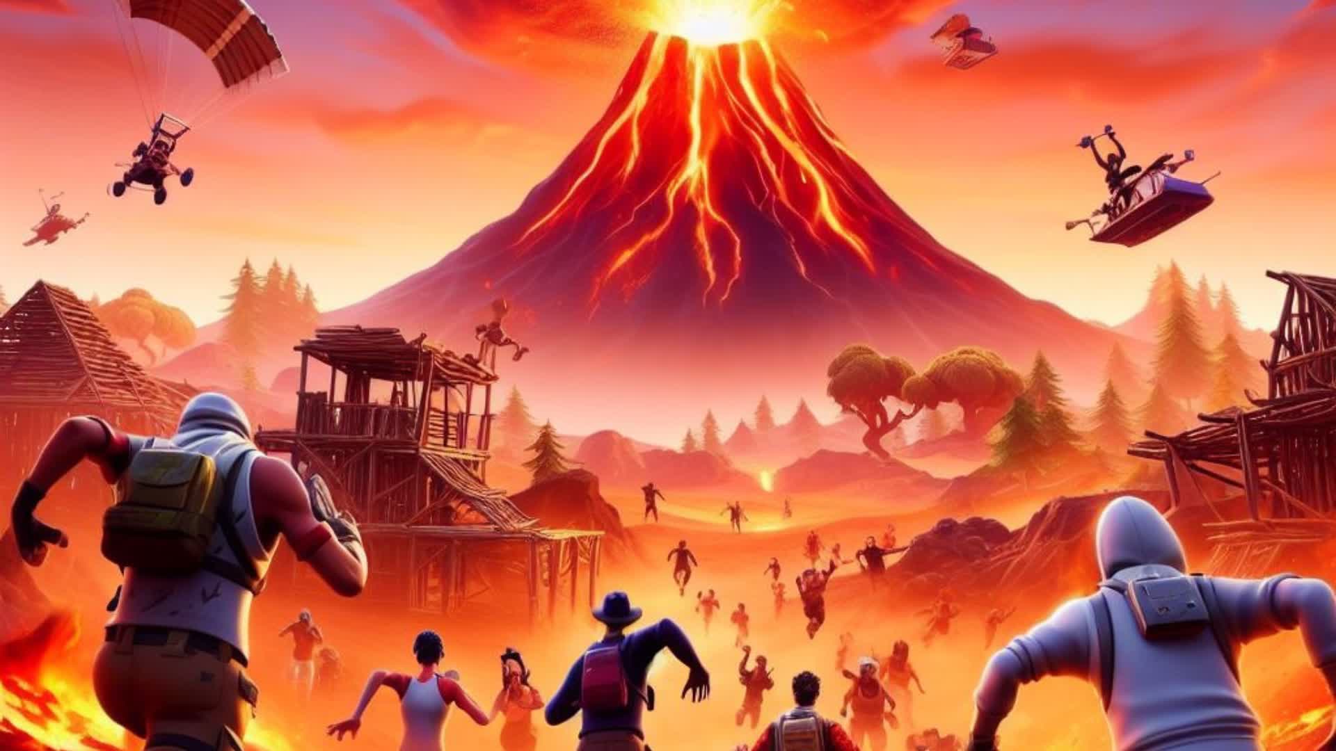 The Volcano - Free For All [ itzjaboi ] – Fortnite Creative Map Code
