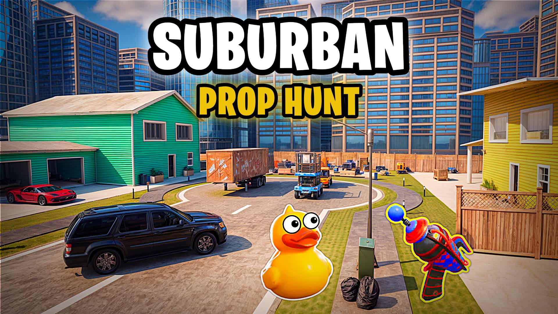 SUBURBAN PROP HUNT 🏠 [ srioz ] – Fortnite Creative Map Code