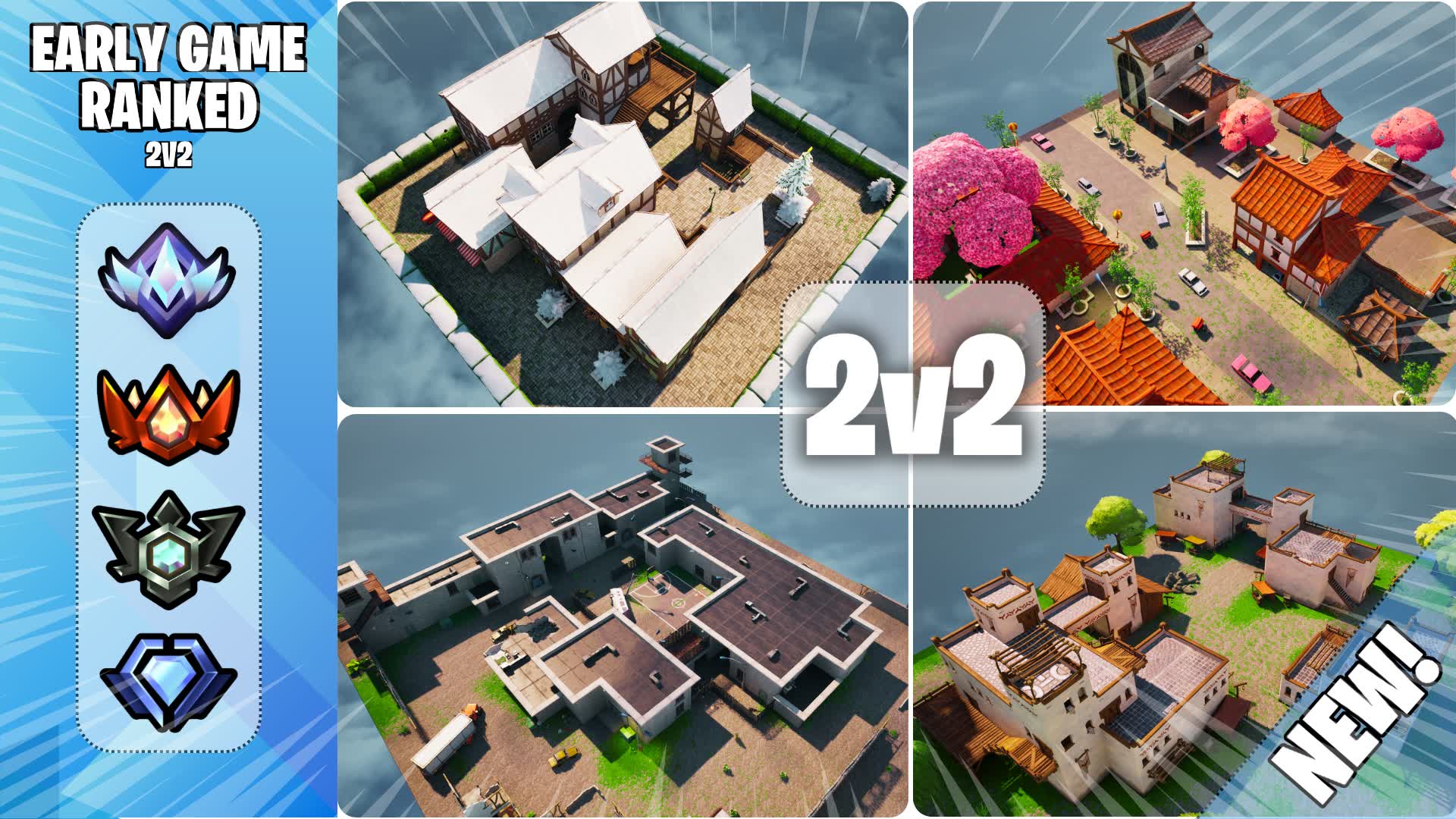 2v2 Early Game Ranked [ saufi3 ] – Fortnite Creative Map Code
