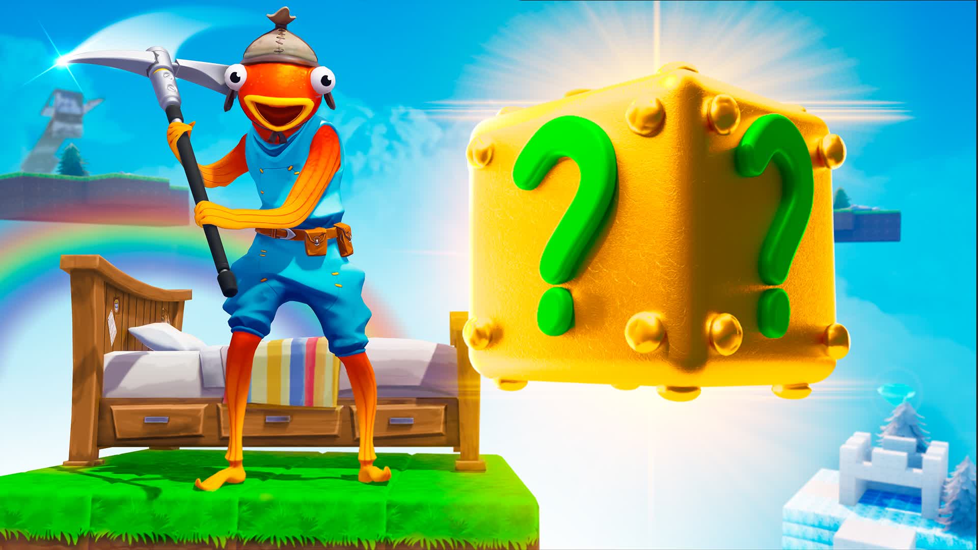 Lucky Block Bedwars [ bifrostveryspicy ] – Fortnite Creative Map Code