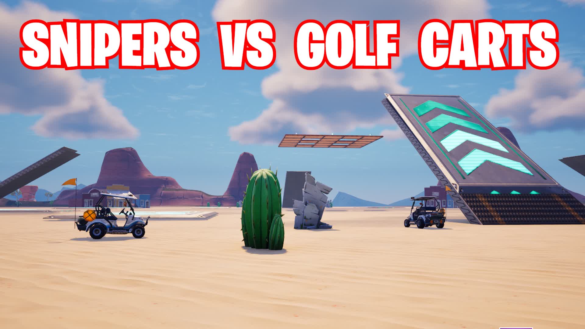 Snipers Vs Golf Carts [ radiantlamb ] – Fortnite Creative Map Code