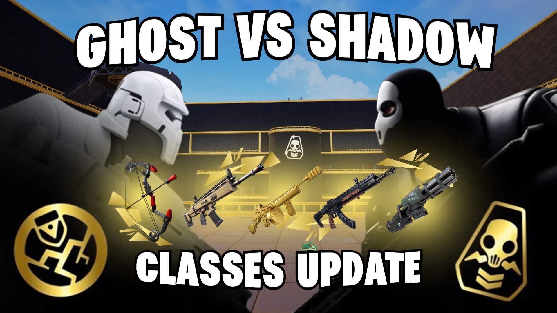 GHOST VS SHADOW (CLASSES UPDATE) [ blujay75 ] – Fortnite Creative Map Code