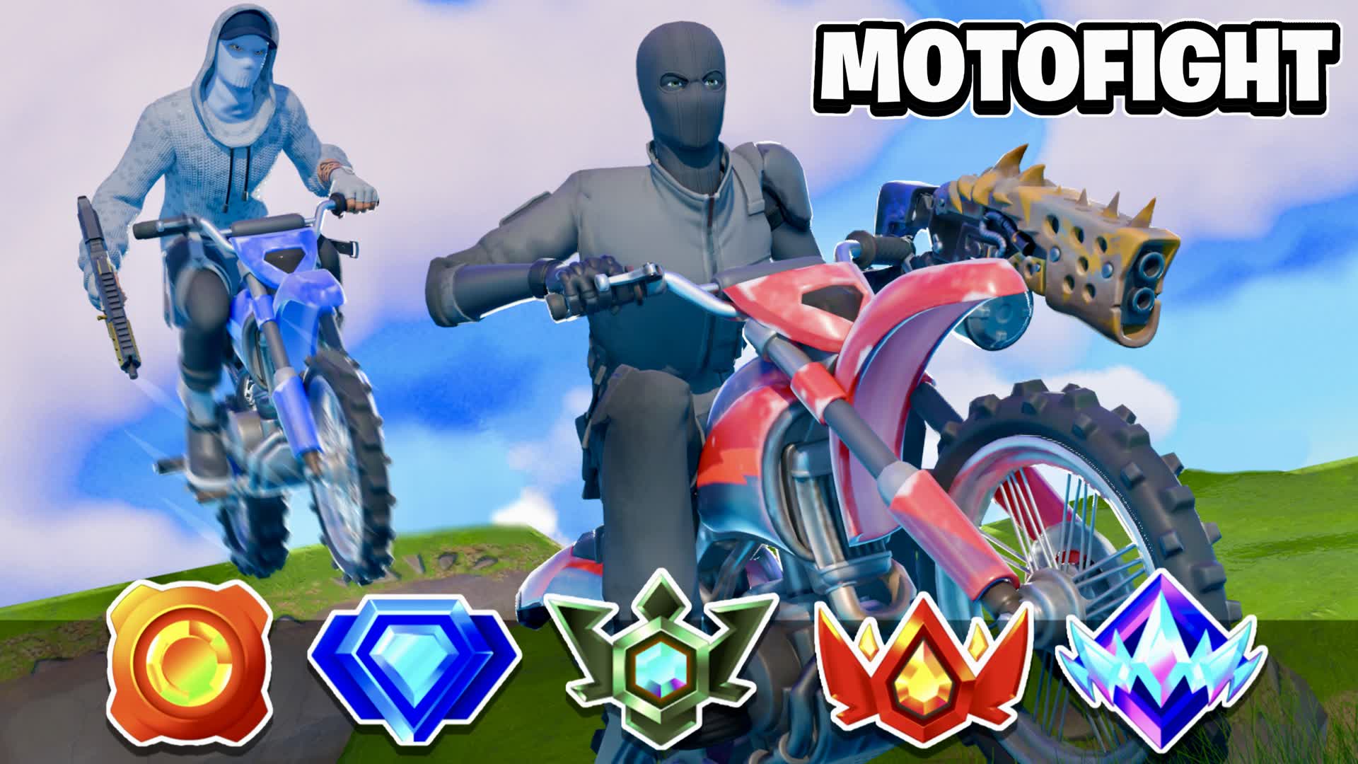MOTO FIGHT 🔴 RED VS BLUE 🔵 [ legendgames ] – Fortnite Creative Map Code