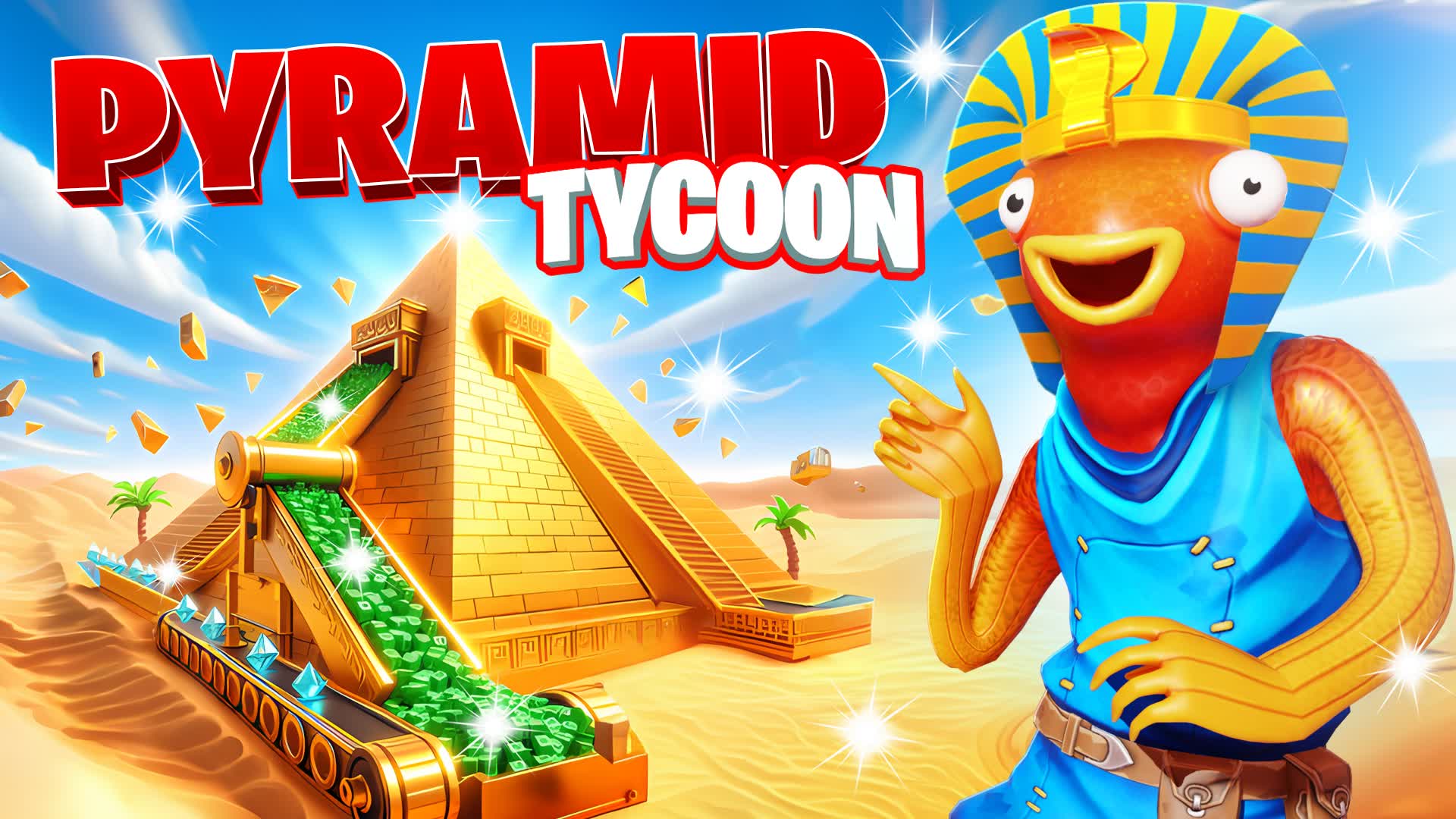 PYRAMID TYCOON 🐪 [ jfs ] – Fortnite Creative Map Code