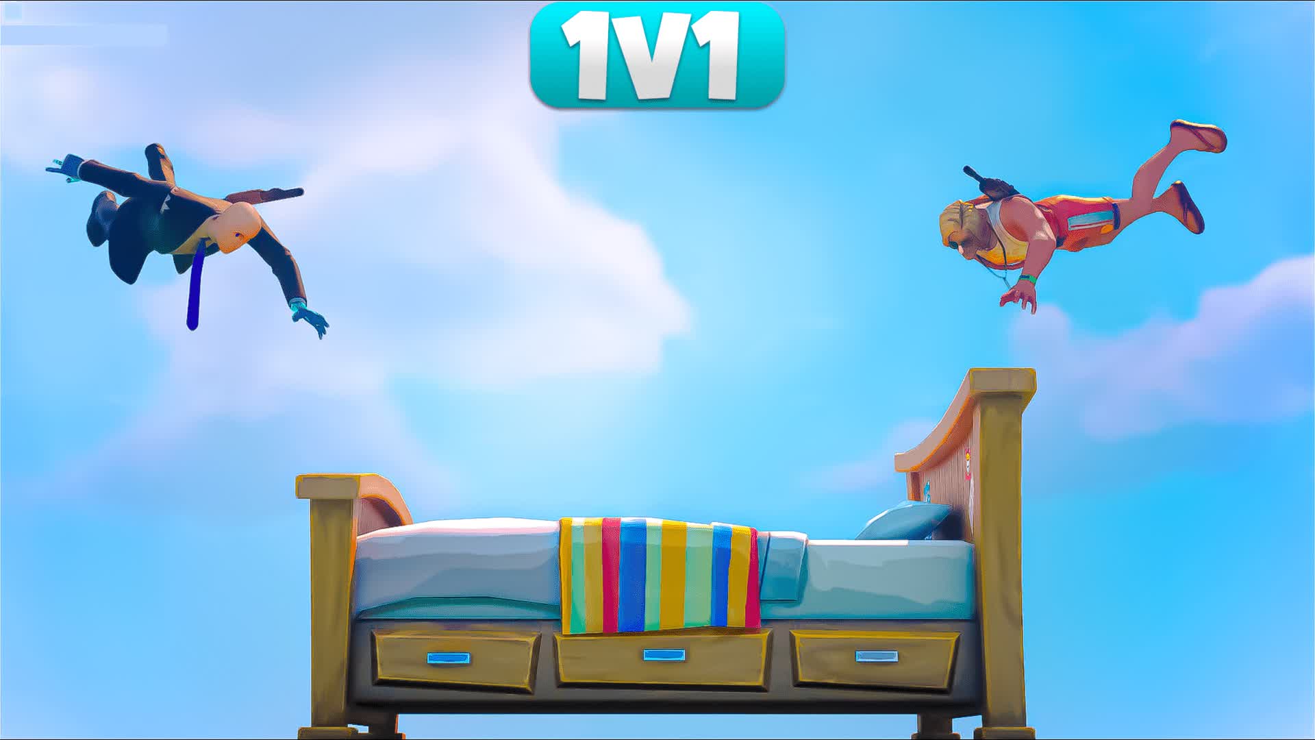 BED FIGHT 1V1 💎 [ browals ] – Fortnite Creative Map Code