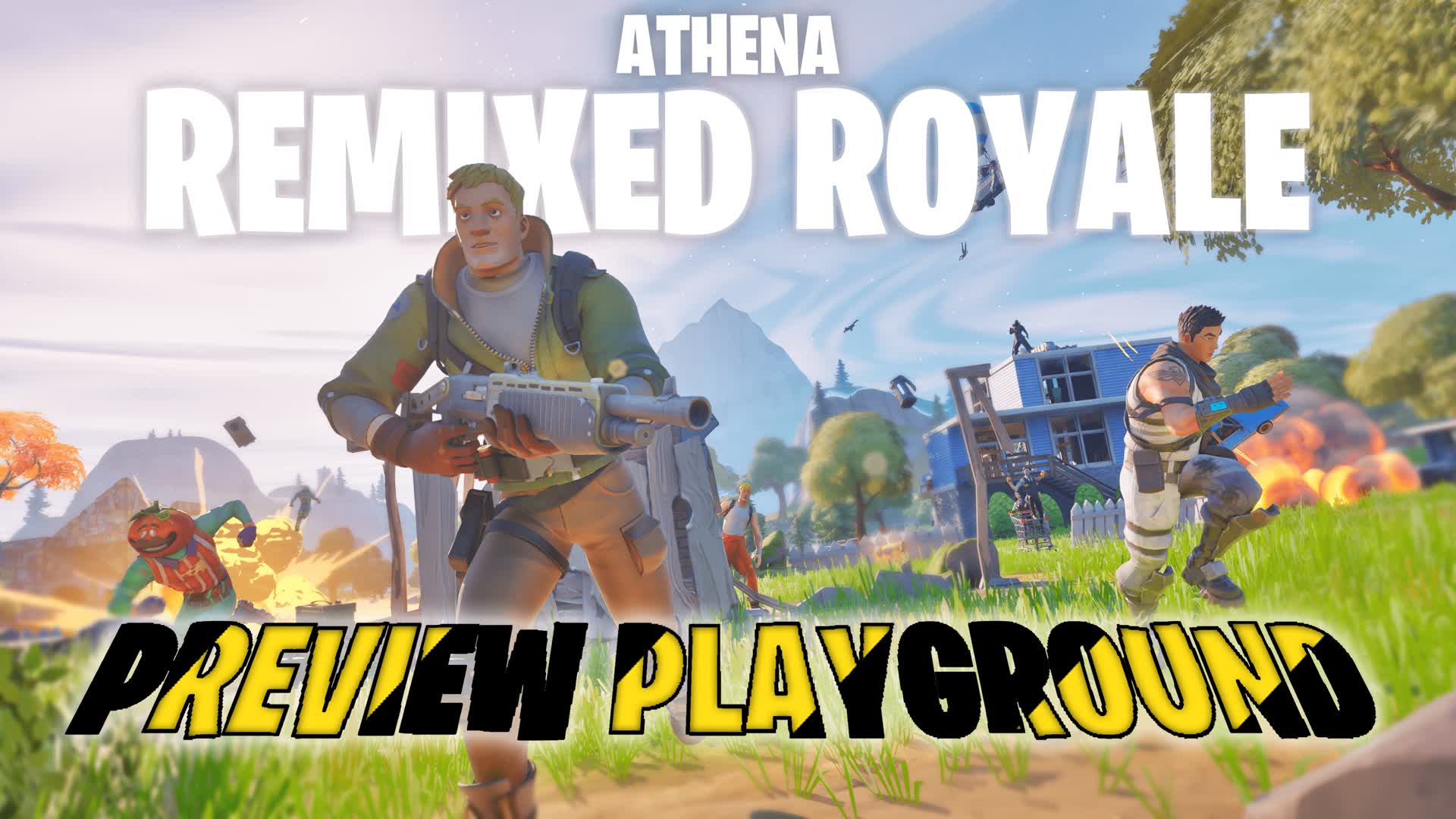 Athena Remixed Royale: Chapter 1 map [ spwingyuwu ] – Fortnite Creative ...