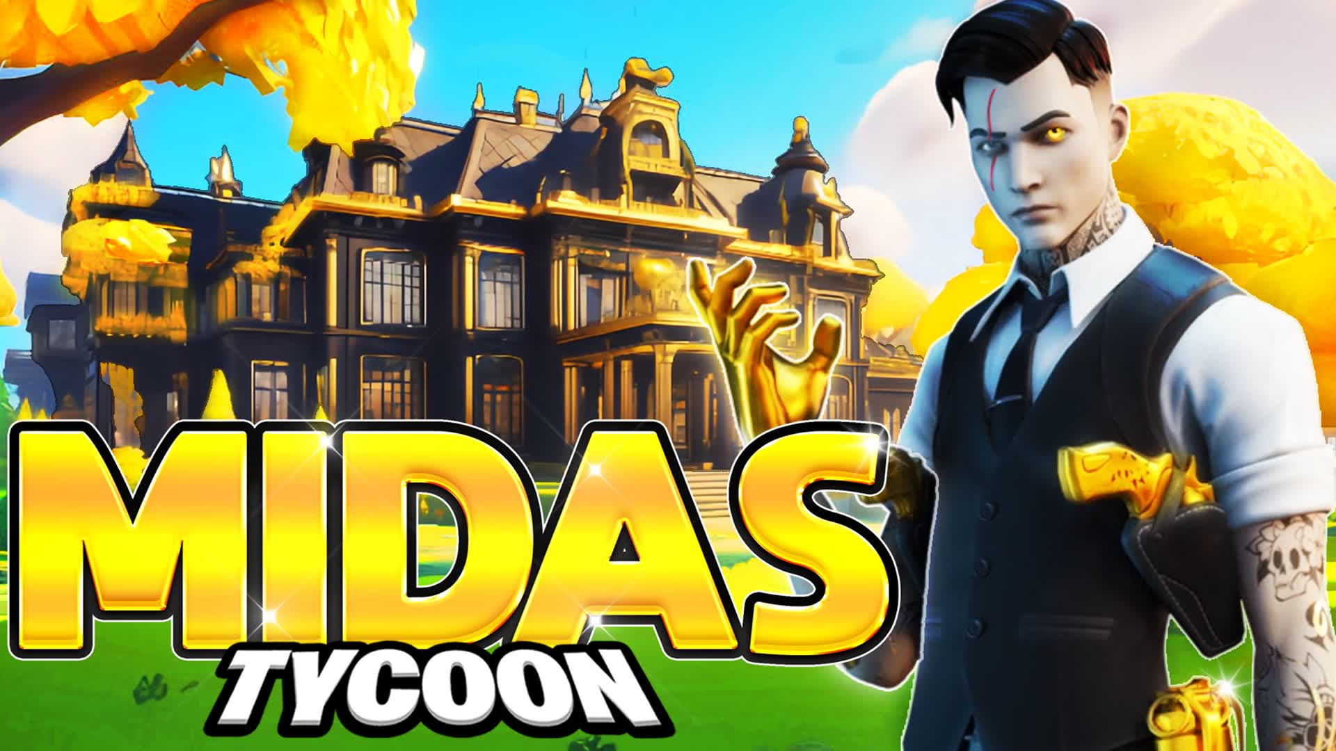 🏆 MIDAS MANSION TYCOON [ octago ] – Fortnite Creative Map Code