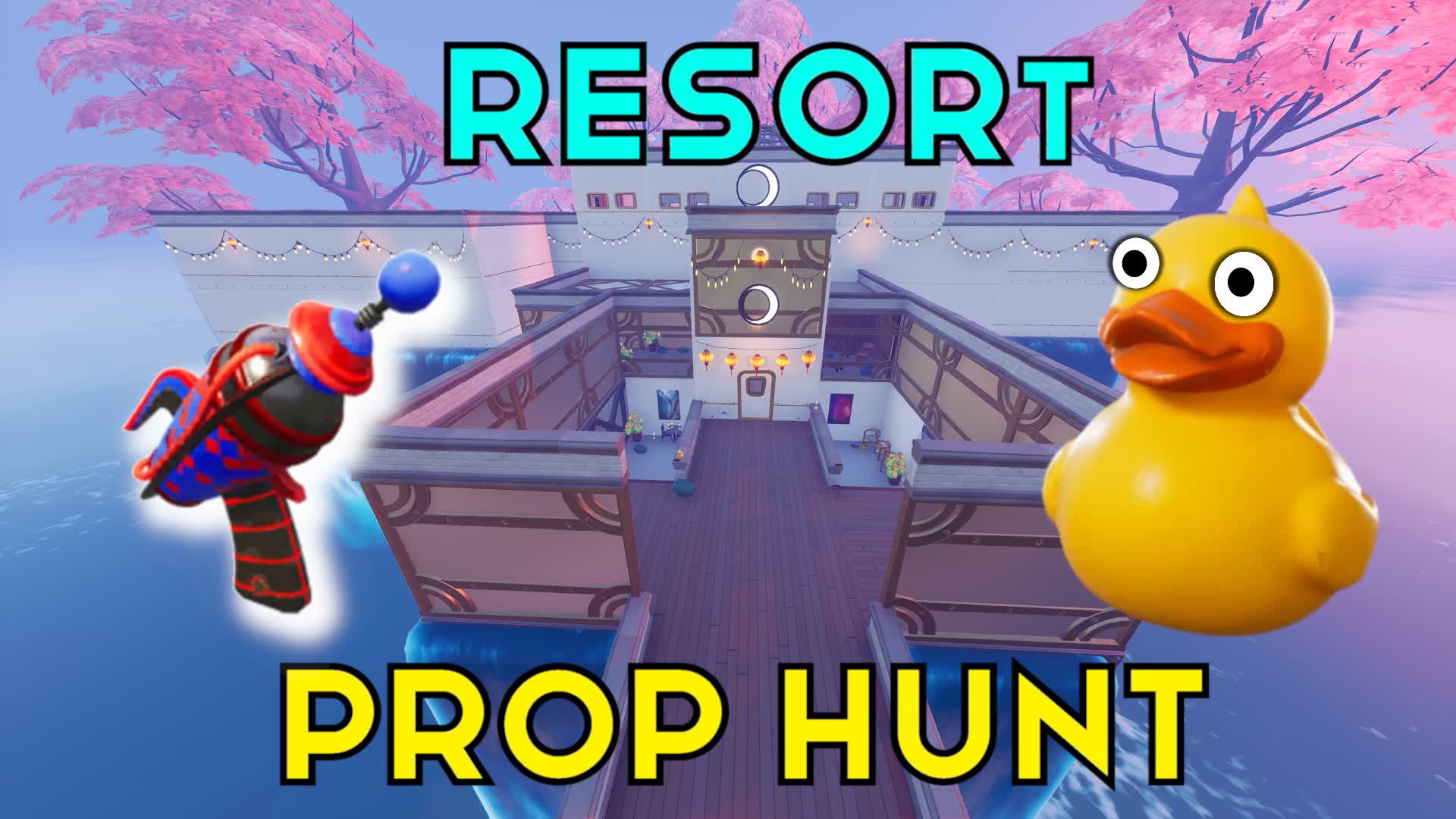Beach Resort Prop Hunt 🏨🌴 [ sweetmaiden ] – Fortnite Creative Map Code