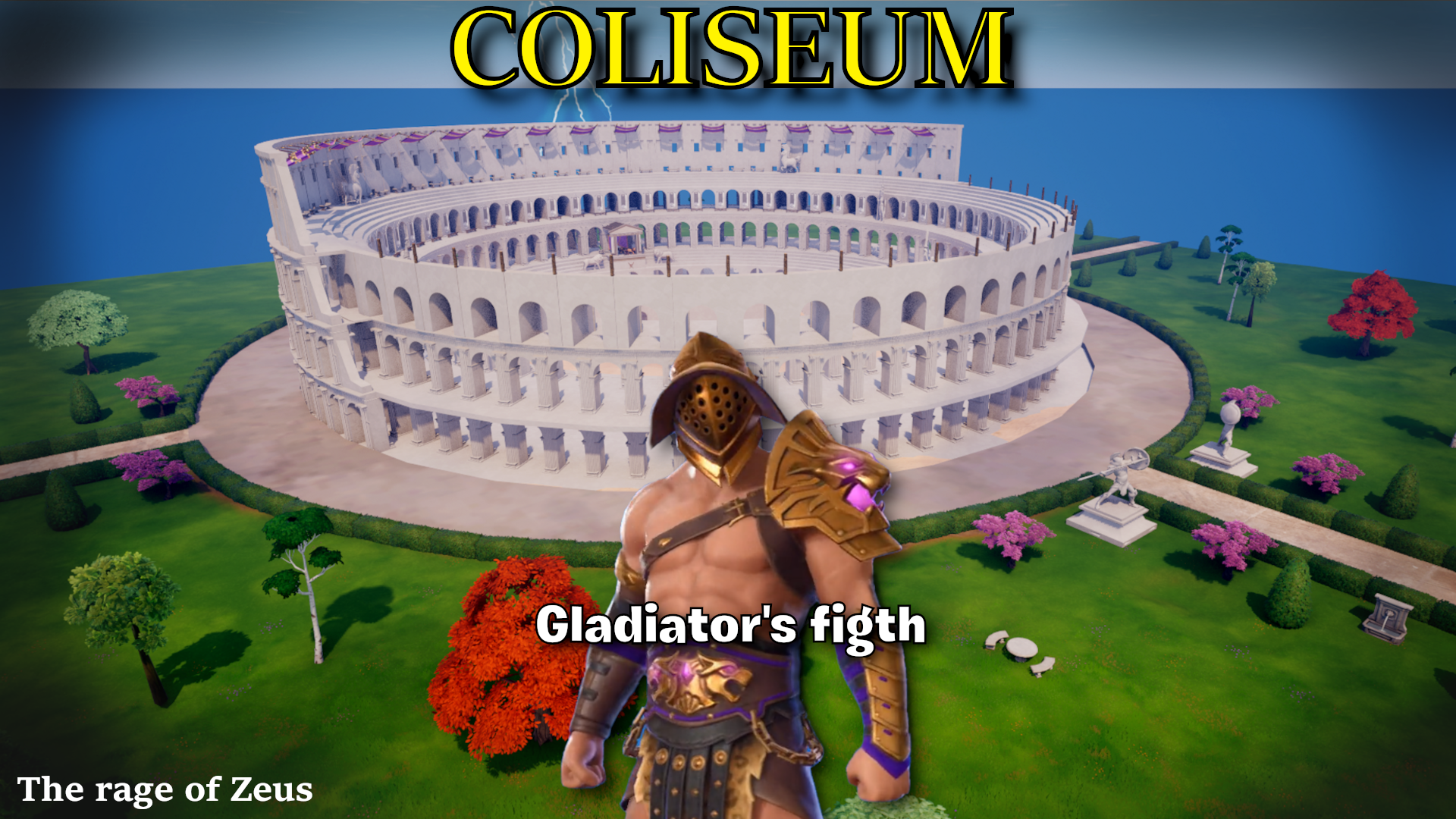 Coliseum - Gladiator's arena [ spongebob_lab ] – Fortnite Creative Map Code