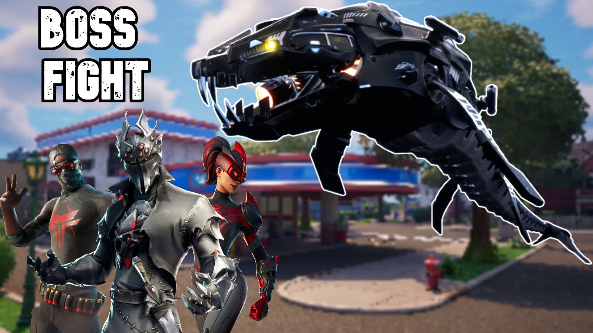 Mecha wars: Bossfight [ sun.pirate ] – Fortnite Creative Map Code