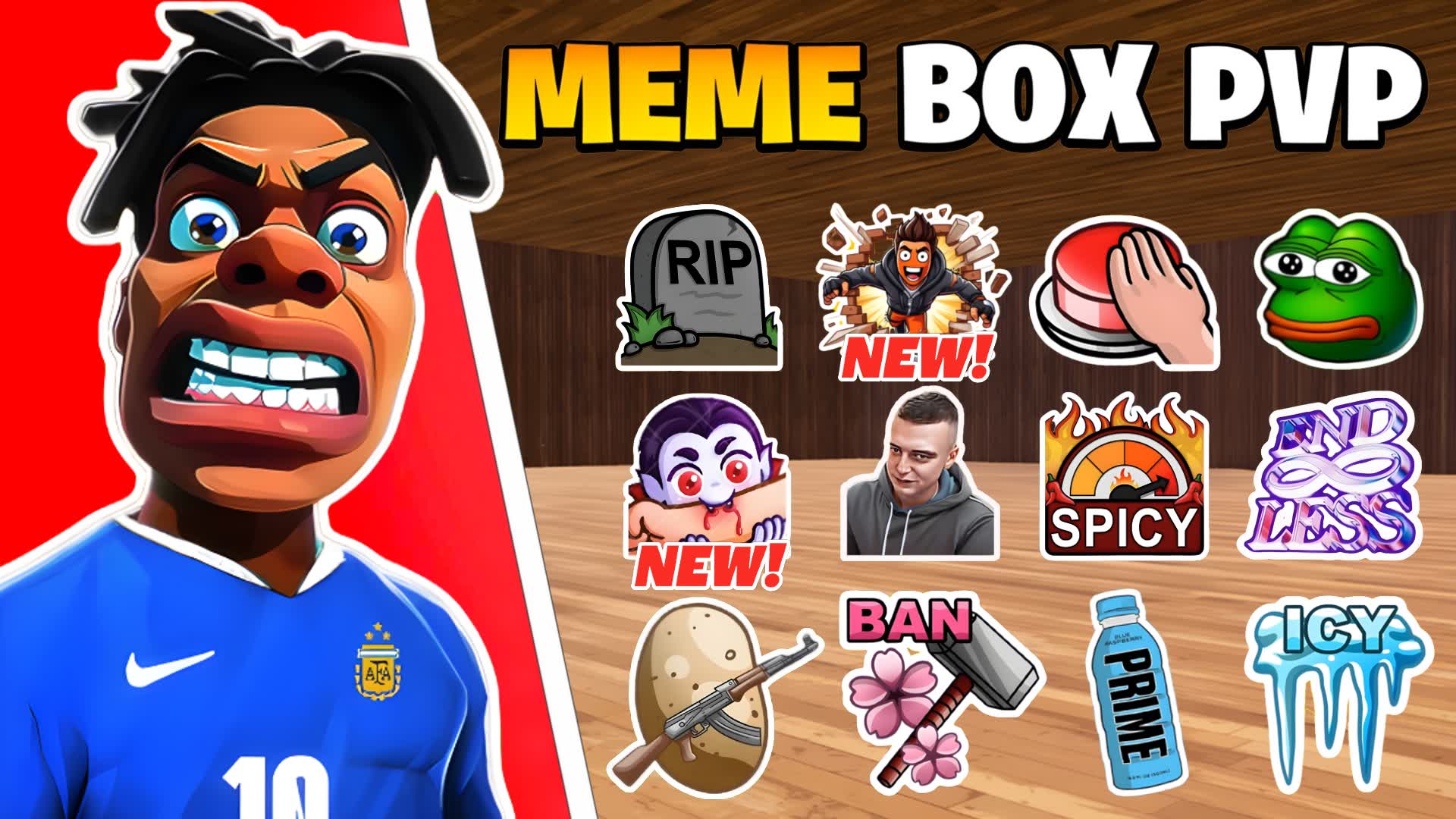 MEME BOX PVP 💀 [ 2okos ] – Fortnite Creative Map Code