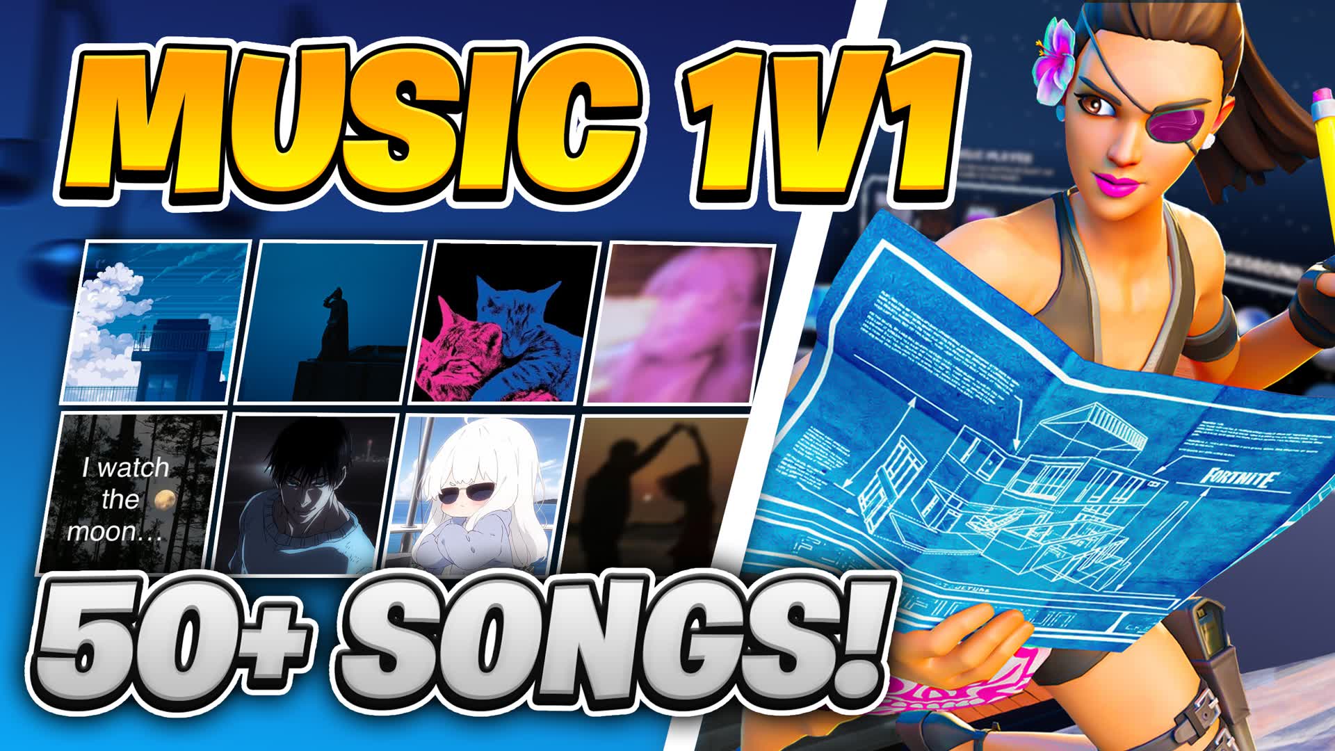 🎵 BEST MUSIC 1V1 🏆 [50+ POPULAR SONGS] [ deadeyq ] – Fortnite Creative Map Code