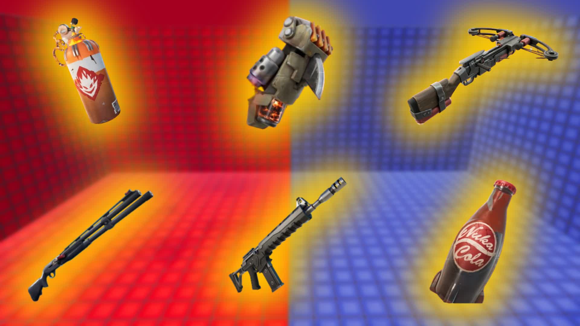 RED VS BLUE NEW LOOT [ joshs ] – Fortnite Creative Map Code