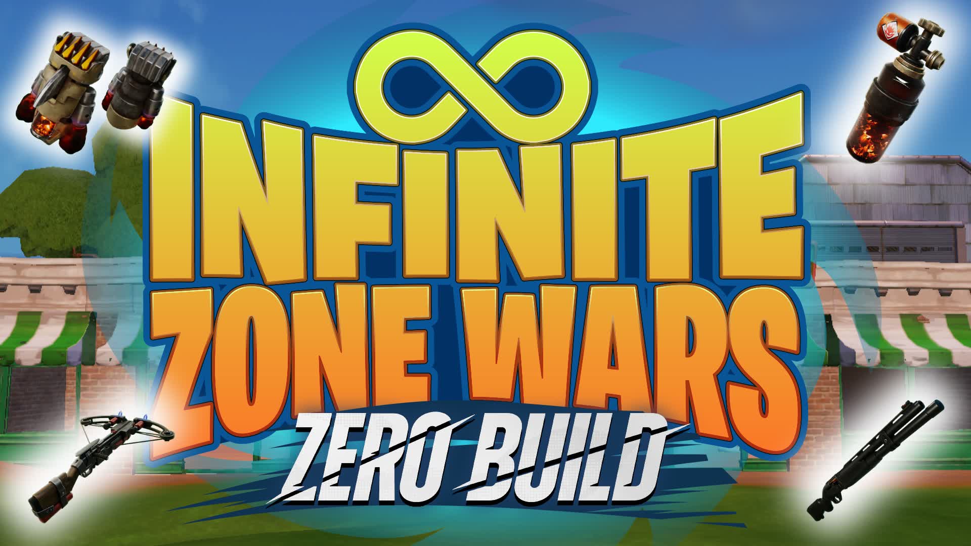 INFINITE ZONE WARS -ZERO BUILD- βver [ neighbor ] – Fortnite Creative Map Code