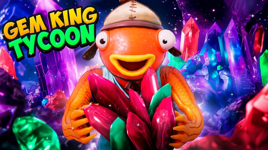 GEM KING TYCOON🔶 [ vladcns ] – Fortnite Creative Map Code