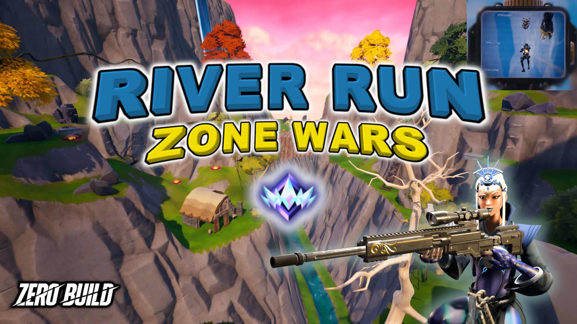 RIVER RUN ZONE WARS - ZERO BUILD [ limakoko808 ] – Fortnite Creative ...