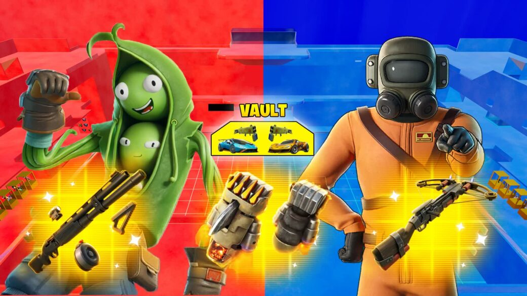 MEGA RED VS BLUE GUN GAME HERO ONE SHOT [ realistics ] – Fortnite ...