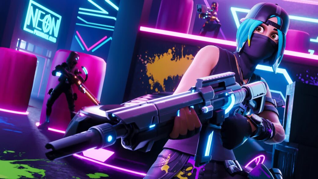 NEON PAINTBALL CLUB - FFA [ feed_buho ] – Fortnite Creative Map Code