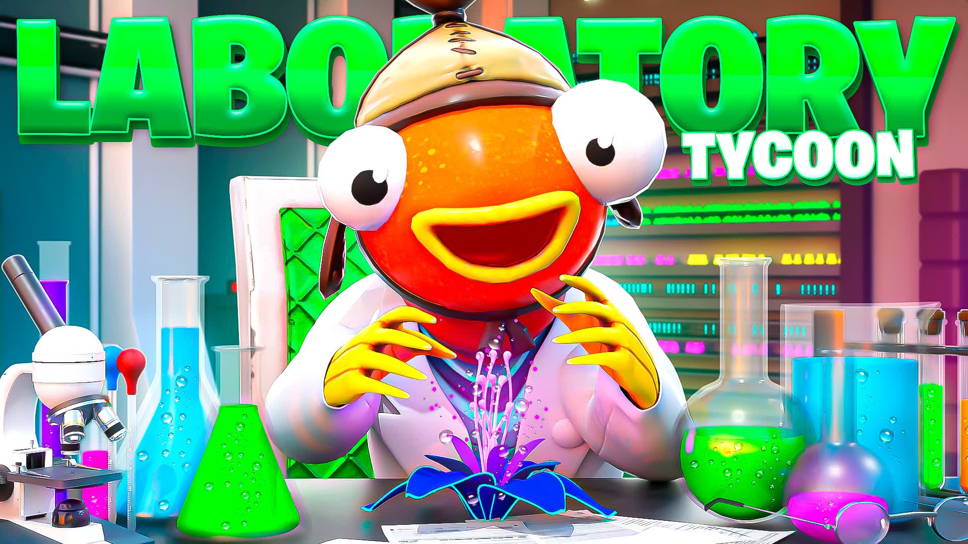 LABORATORY TYCOON 🧪 [ zyrs ] – Fortnite Creative Map Code