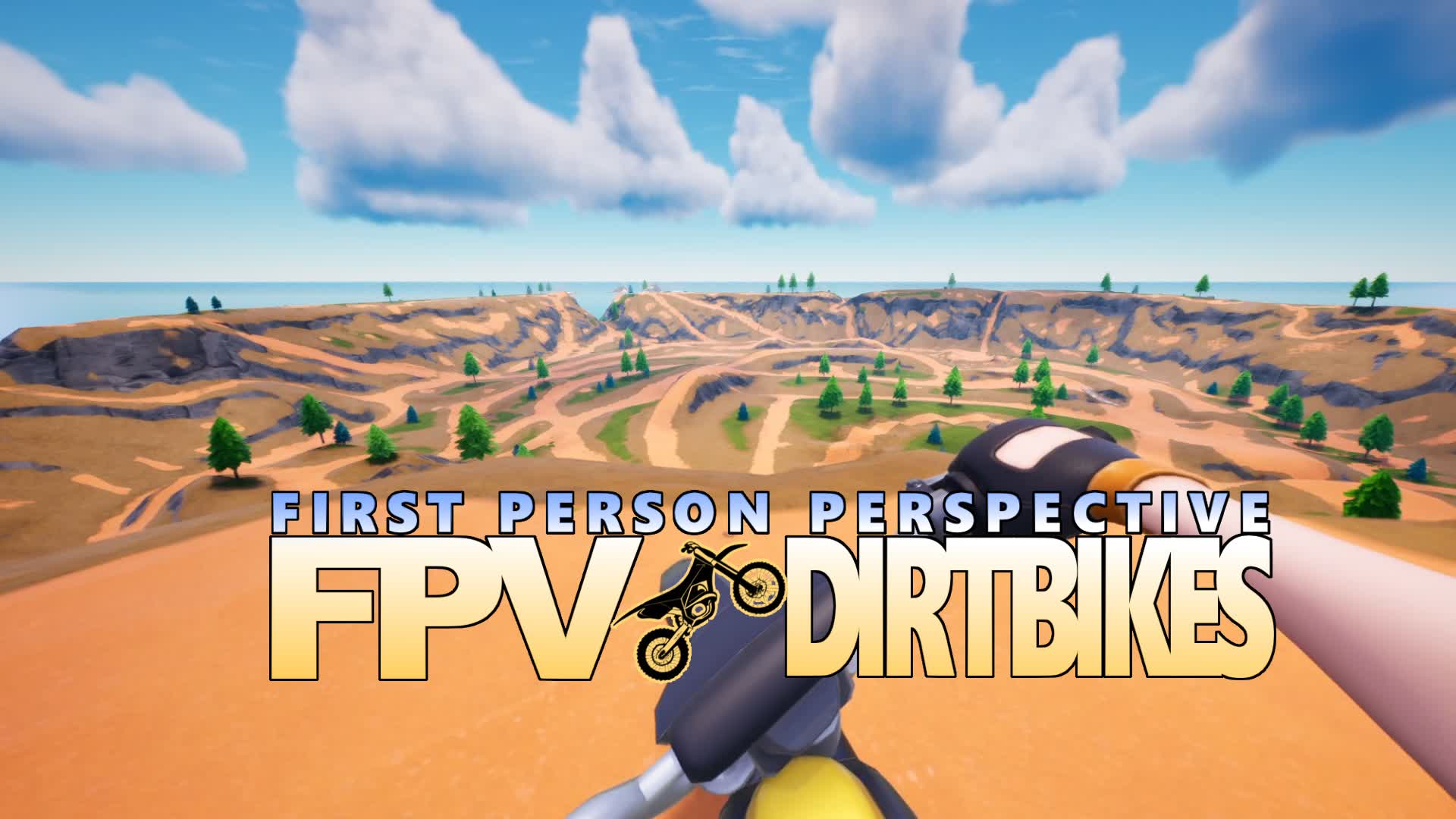 First Person Dirtbikes Sand Pit FPV [ shawk ] – Fortnite Creative Map Code