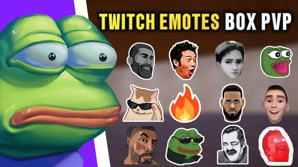 🟣TWITCH EMOTES BOX PVP📦 [ bajt ] – Fortnite Creative Map Code