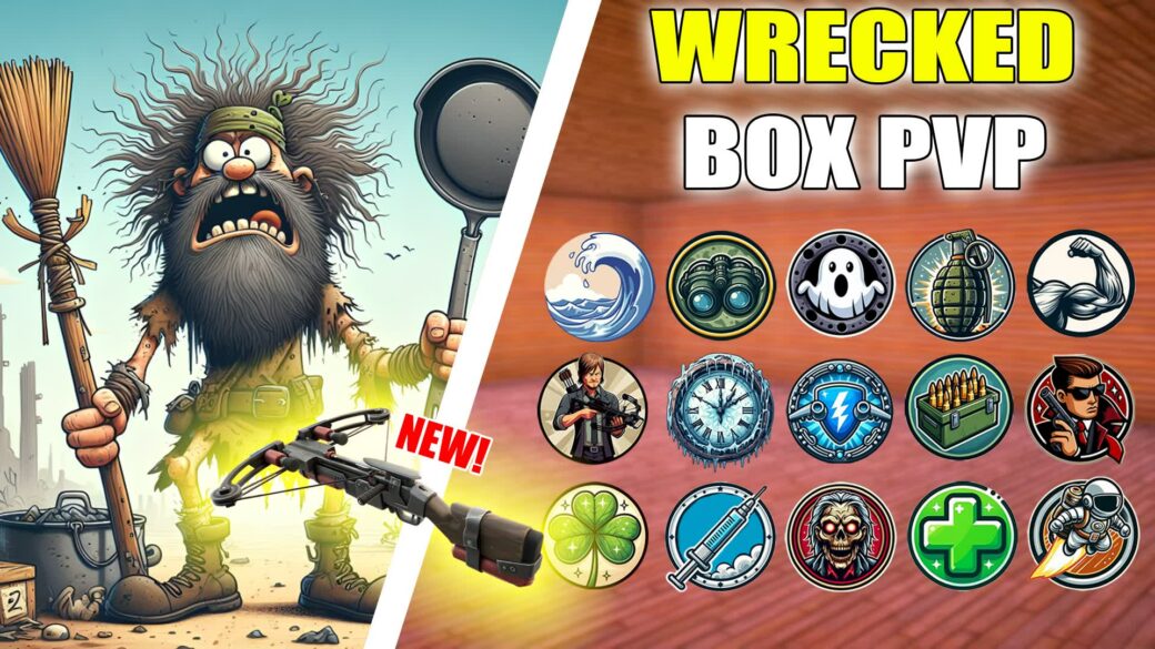 📦 Wrecked Box PVP ☣️ [ notnewi ] – Fortnite Creative Map Code
