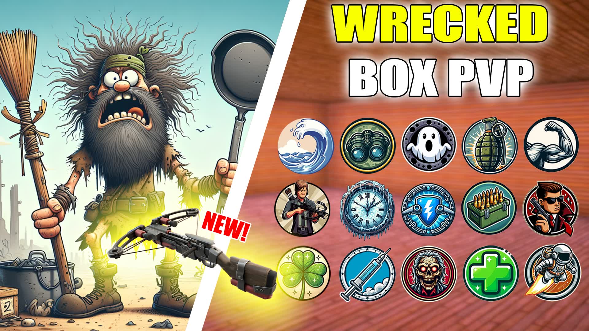 📦 Wrecked Box PVP ☣️ [ notnewi ] – Fortnite Creative Map Code