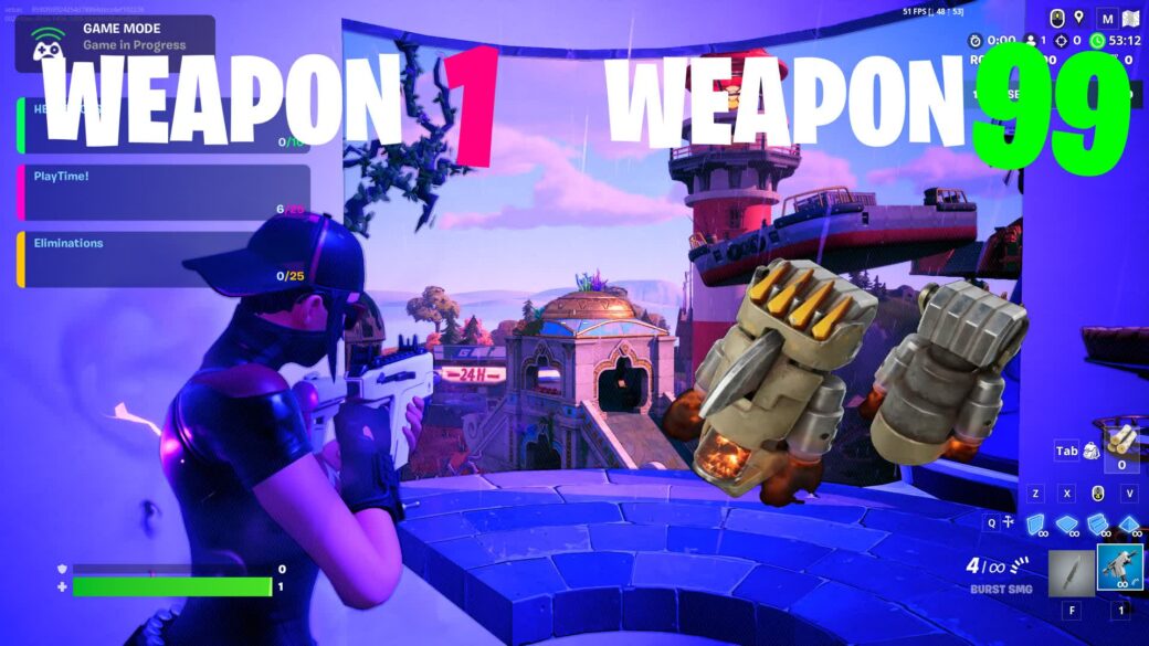 Crazy Tilted One Shots [ sebasaar ] – Fortnite Creative Map Code