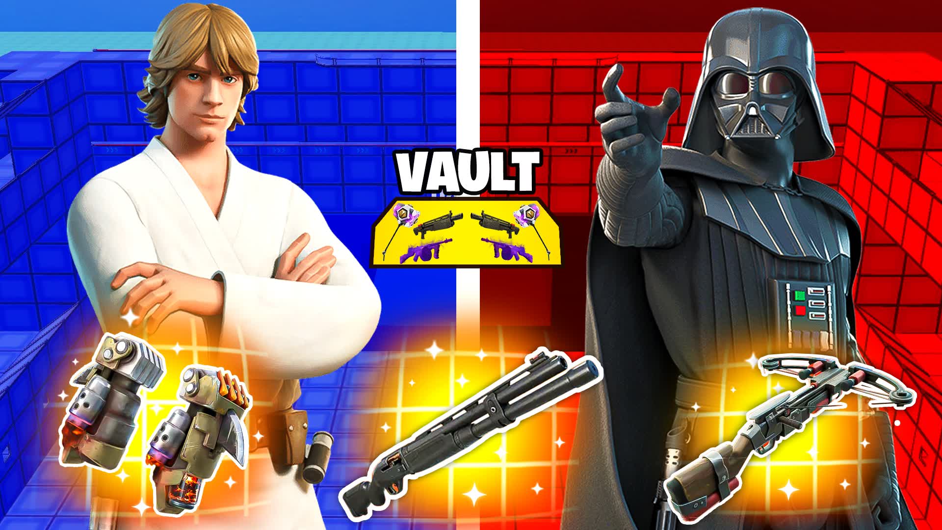 CRAZY STAR WARS RED VS BLUE🔴🔵 [ mrofka ] – Fortnite Creative Map Code