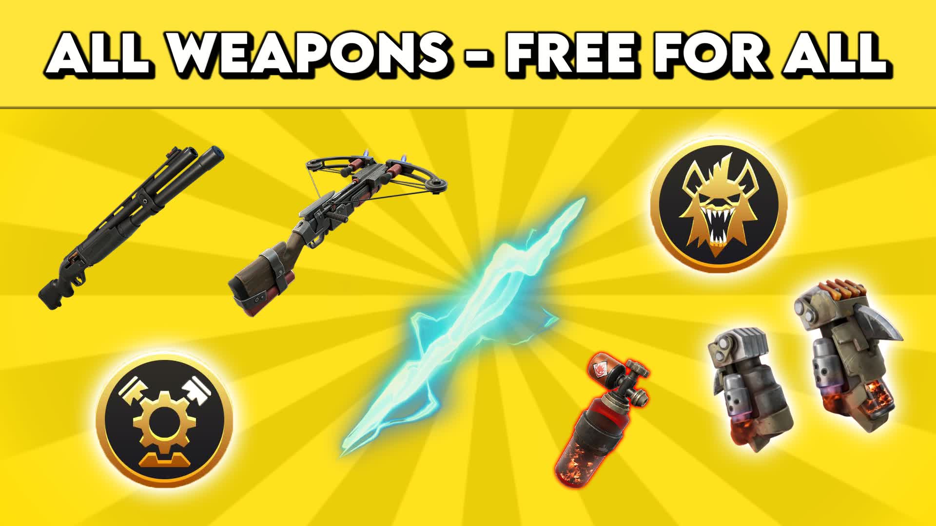 ALL WEAPONS - FREE FOR ALL [ astralcreative ] – Fortnite Creative Map Code