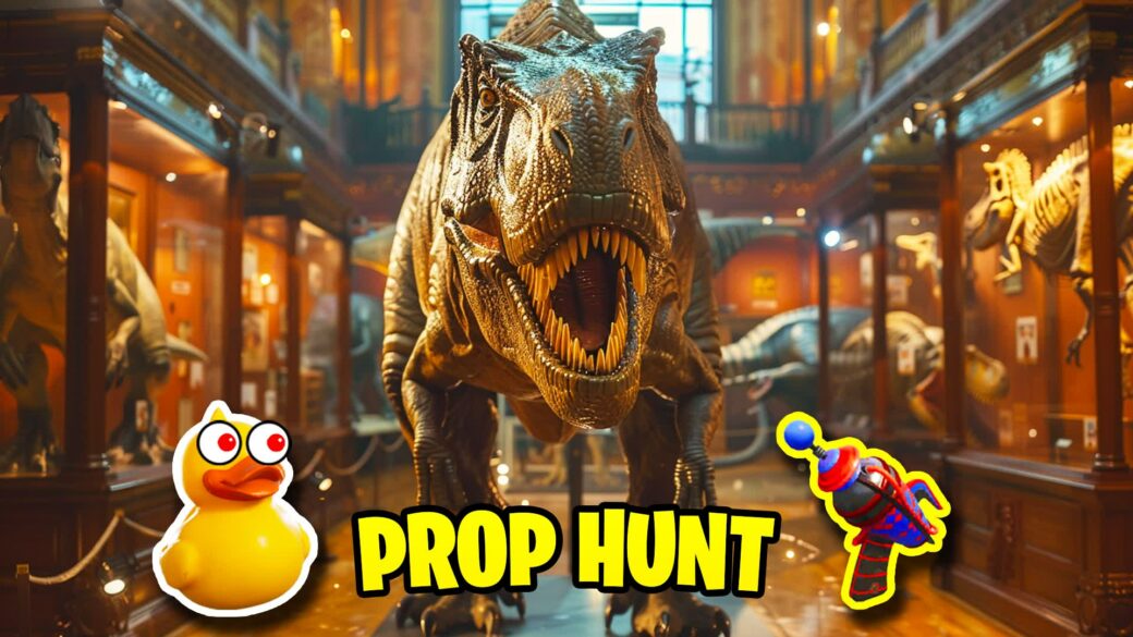 Dinosaur Museum Prop Hunt 🐲 [ redmatter ] – Fortnite Creative Map Code