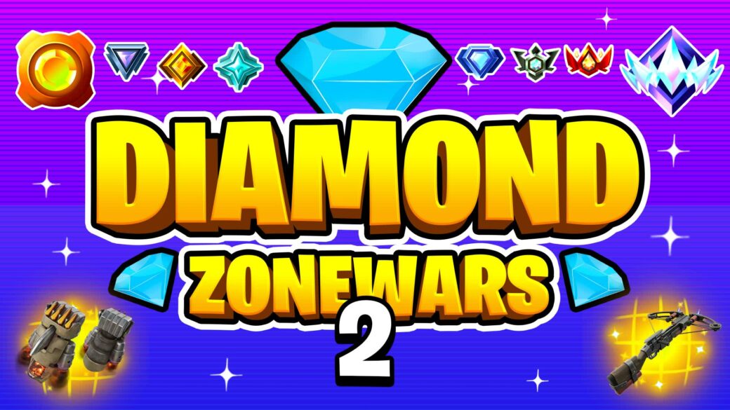 DIAMOND ZONE WARS 2 💎 [ zakrzakyt ] – Fortnite Creative Map Code