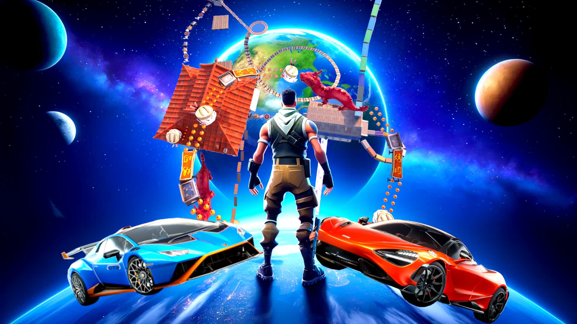 IMPOSSIBLE CAR ONLY UP 🚘🚀 [ jakubeer ] – Fortnite Creative Map Code