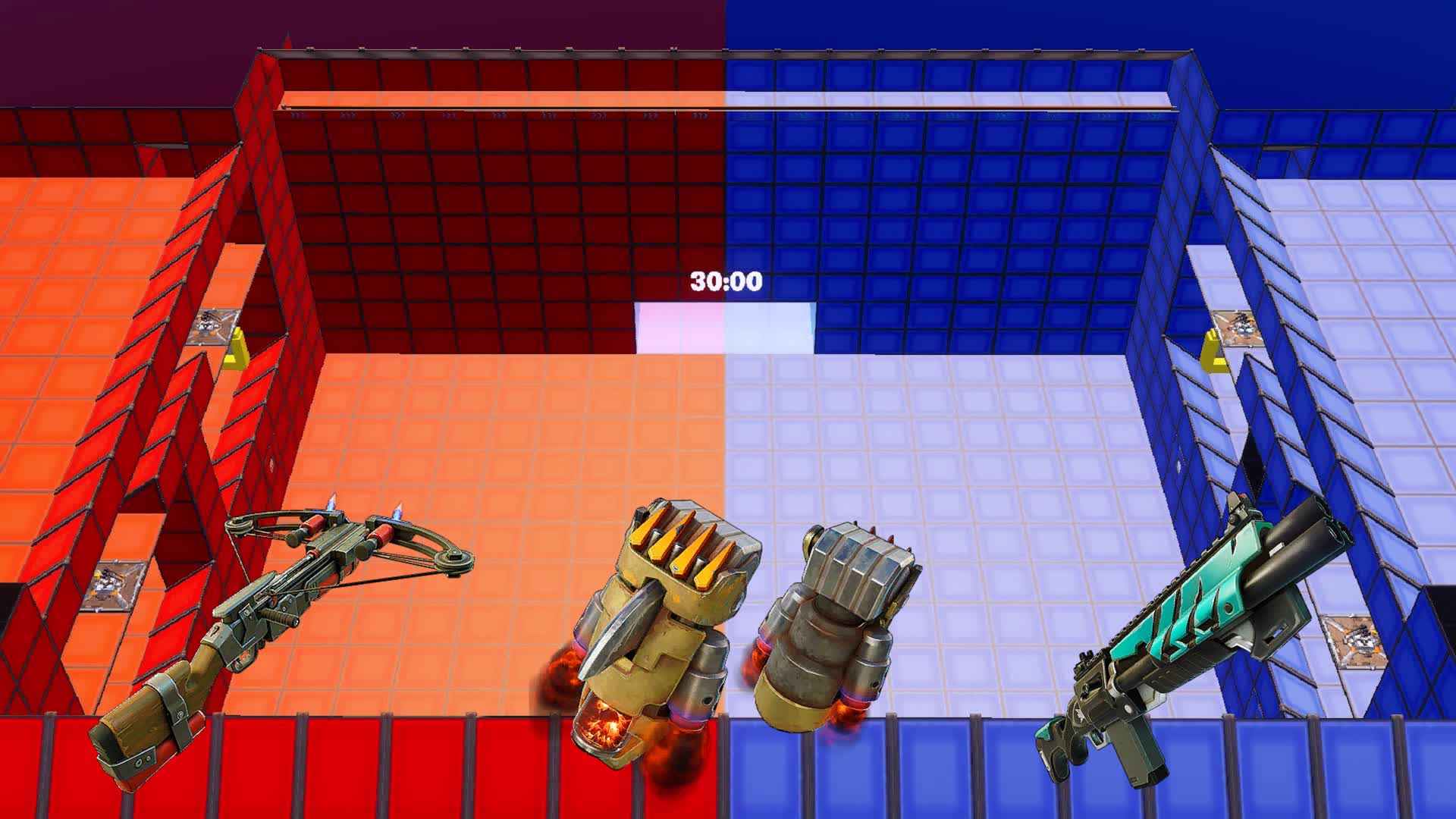 CRAZY RED VS BLUE 🔴🔵 [ m4r1ou ] – Fortnite Creative Map Code